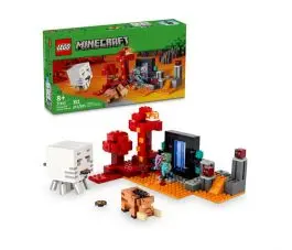 Lego igračka od cigle Minecraft The Nether Portal Ambush 8g+, šarena