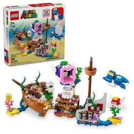 Lego igračka od cigle Super Mario Dorrie's Sunken Shipvreck Adventure Set 7g+, šareno