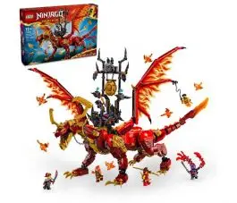 Lego kocka igračka NINjAGO Izvor Dragon of Motion 12+, crvena