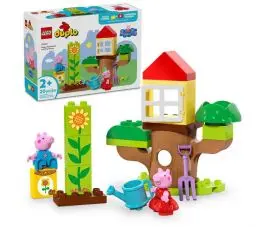 Lego igračka DVOSTRUKA Peppa Pig Garden and Tree House 2+, šareno