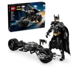 Lego igračka od kockica Betmen konstrukciјska figura i bicikl Bat-Pod 12+, crna