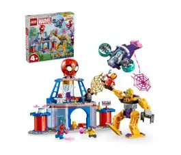 Lego igračka kocka Spider-Man Team Spidei Veb Spinner Headkuarters 4+, šareno