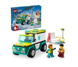 Lego Citi Hitna pomoć i snouborder 4g+, šareno