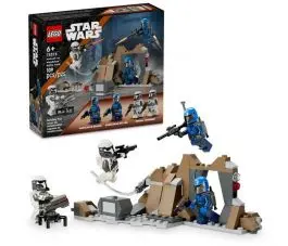 Lego igračke kocke Star Vars zaseda na Mandalore Battle Pack 6+, šareno