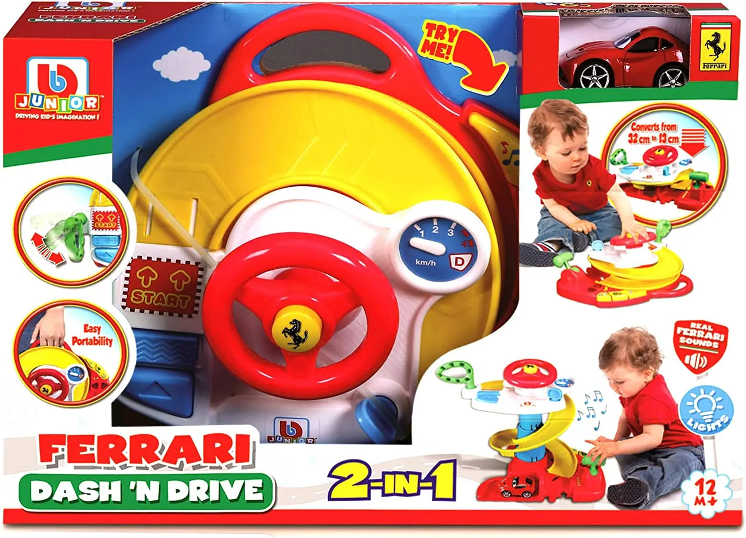 BURAGO Garaža Junior dash and drive set šarena