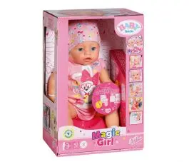 Beba rođena Zaph igračka MAGIC GIRL 43 CM, šarena