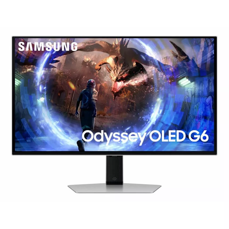 Monitor SAMSUNG LS27DG602SUXEN 27″/OLED/2560×1440/360Hz/0,03ms GtG/HDMIx2,DP,USB/Pivot/Freesync/VESA