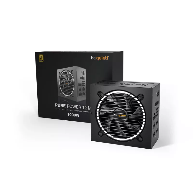 Napajanje Be Quiet Pure Power 12 M 1000W BN345 Gold Modularno ATX 3.0