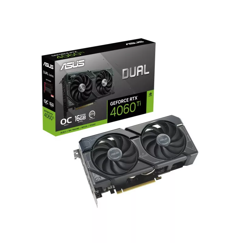 SVGA ASUS RTX 4060-TI DUAL 16GB GDDR6, RTX4060TI-DUAL-RTX4060TI-016G