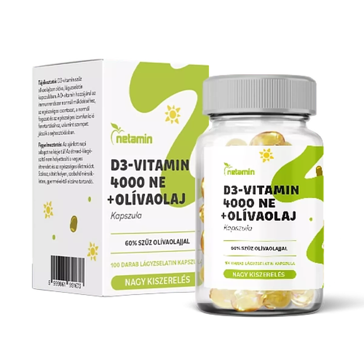 Vitamin D3 4000NE (100 kap.)