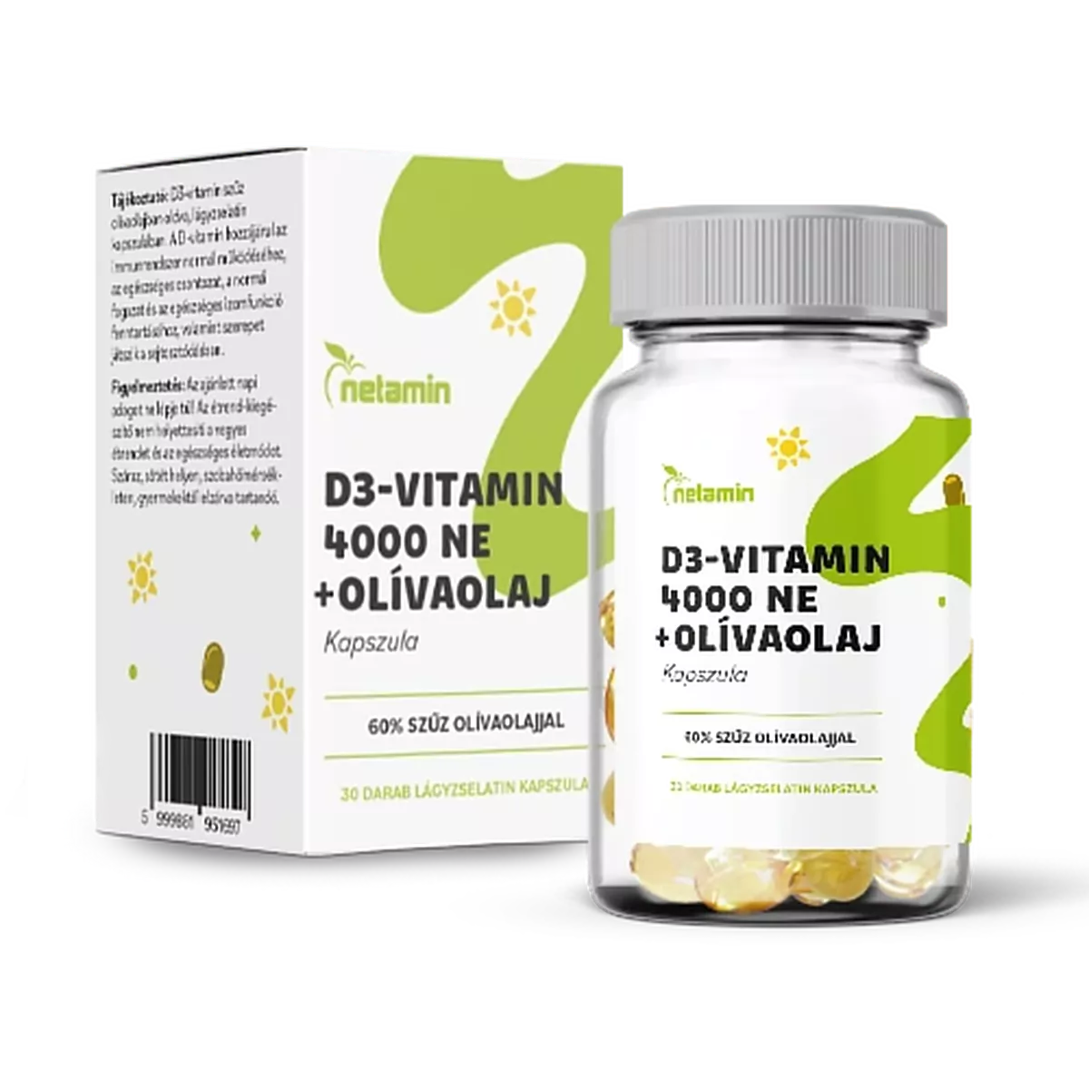 Vitamin D3 4000NE (30 kap.)