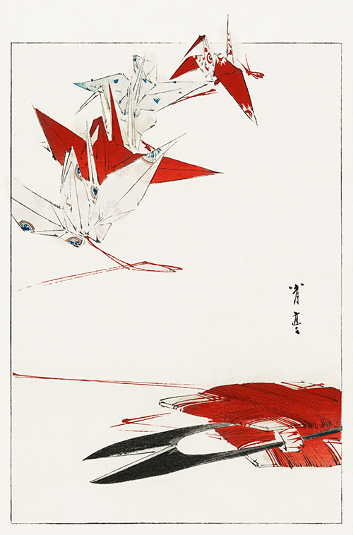 Bird Origami, Bijutsu Sekai (1893-1896)