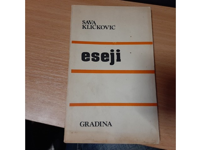 r9 Eseji - Sava Kličković