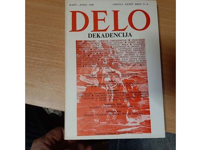 r10 Delo mart - april 1988 - Dekadencija