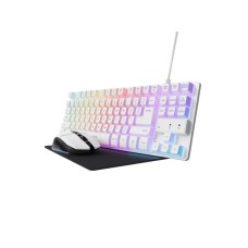 TRUST Tastatura miš i podloga GXT794W 3-u-1 BUNDLE Beli