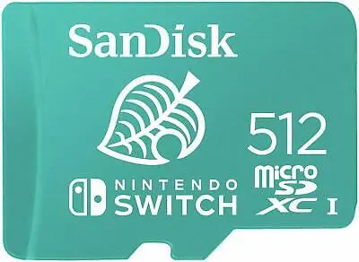 SANDISK Memorijska karitca microSDXC card for Nintendo Switch 512GB, up to 100MB/s Read, 60MB/s Write, U3, C10, A1, UHS-1