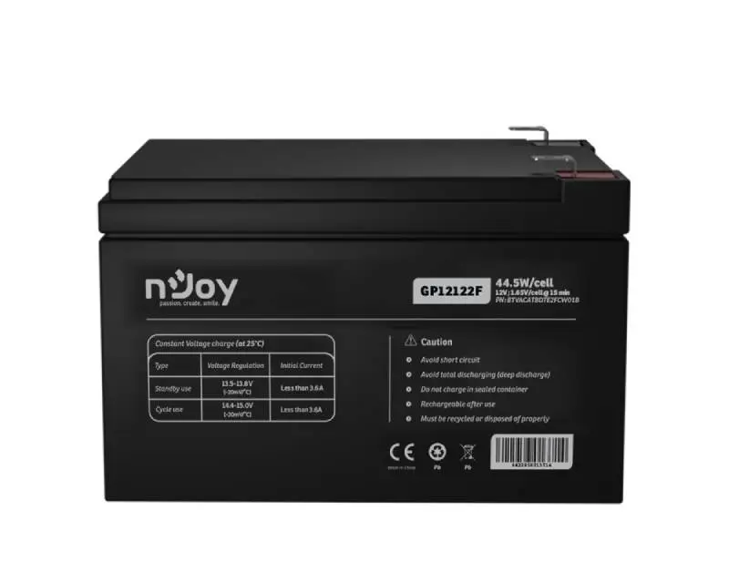 NJOY GP12122F baterija za UPS 12V 12Ah (BTVACATBDTE2FCW01B)