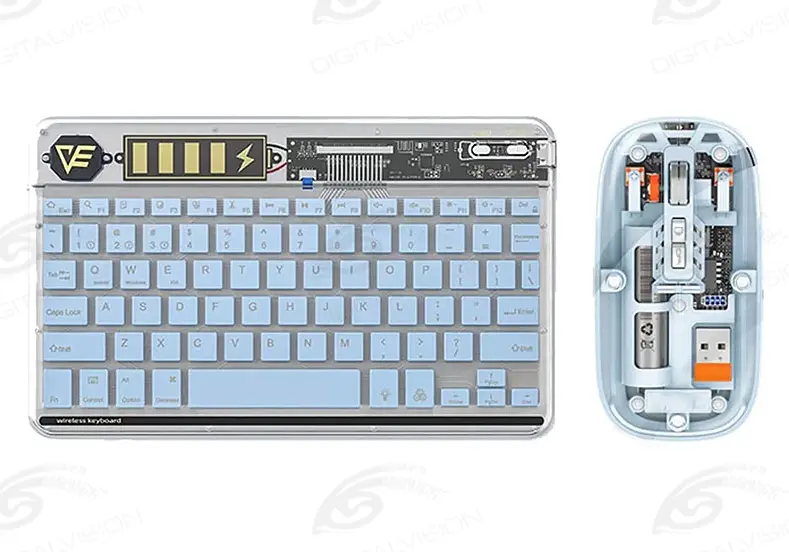 Set bežična tastatura i miš, Plavi