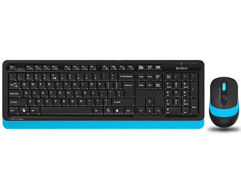 A4 TECH Set tastatura + miš FG1010 FSTYLER Wireless Combo USB US plavi