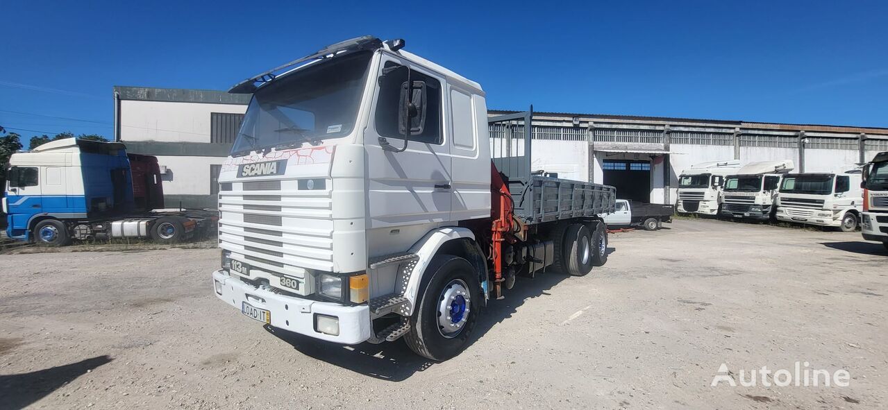 Scania 113M 360 with HIAB Crane kiper