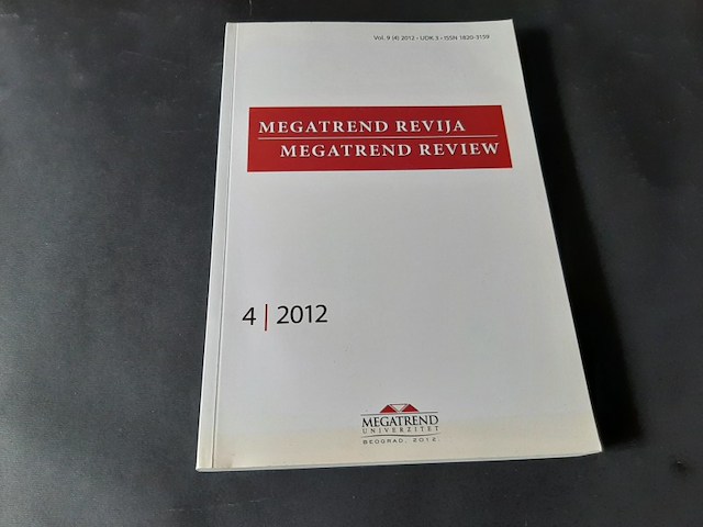 r11 MEGATREND REVIJA  4 / 2012