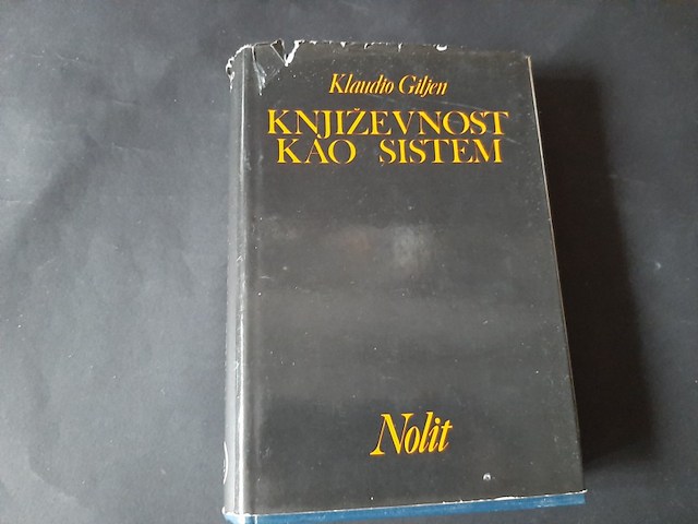 88 Knjizevnost kao sistem - Klaudio Giljen