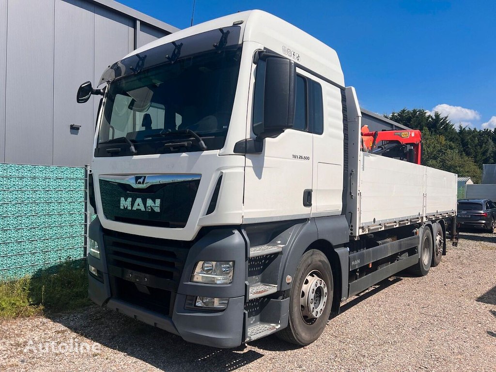 MAN TGX * 26.500 * Palfinger 20.501 L TEC 3 kamion s ravnom platformom