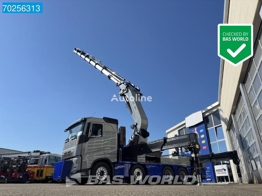 Novi Volvo FH 540 10X4 NEW! Effer 2255 Kran Crane Lift-Lenkachse ACC Navi kamion s ravnom platformom