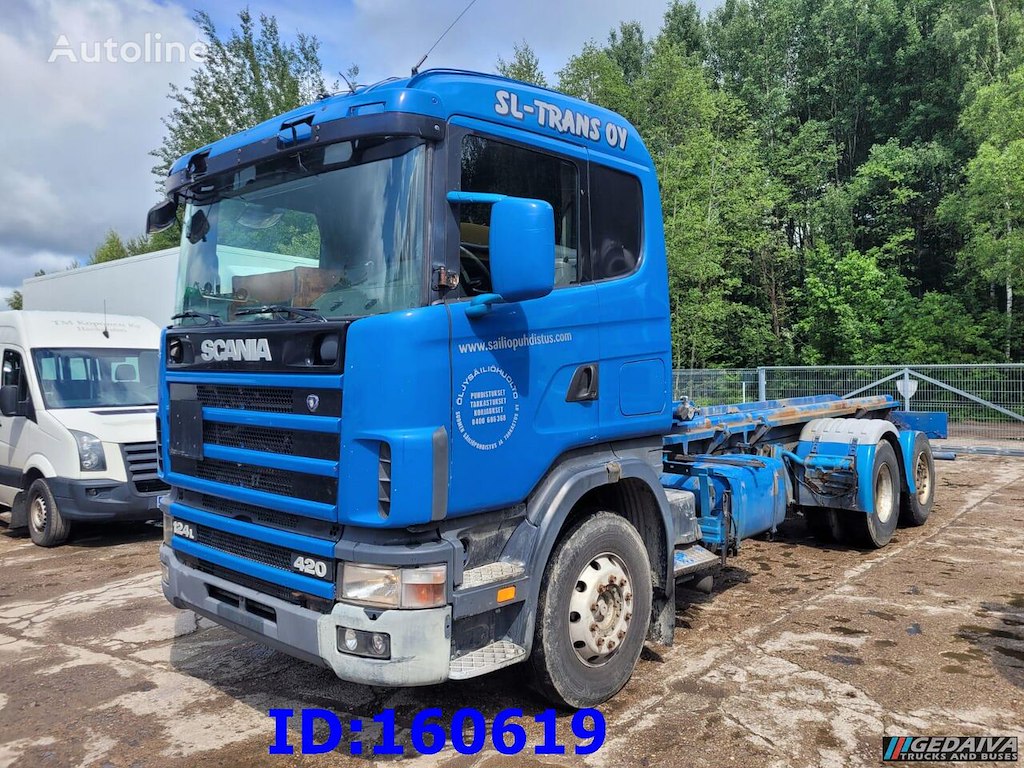 Scania 124 420 6x2 Manual Retarder kamion šasija