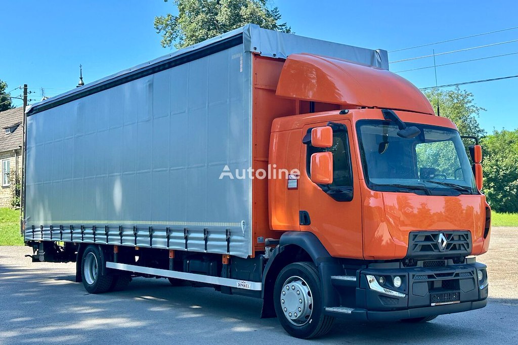 Renault D18 280 / FIRANKA / WINDA / 21 EUROPALET / SYPIALKA / EURO 6 / A kamion sa klizna zavesa cerada