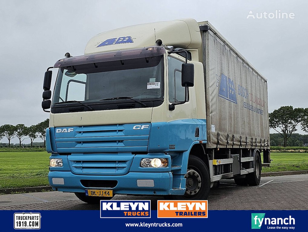 DAF CF 65.220 euro 3 manual kamion sa klizna zavesa cerada