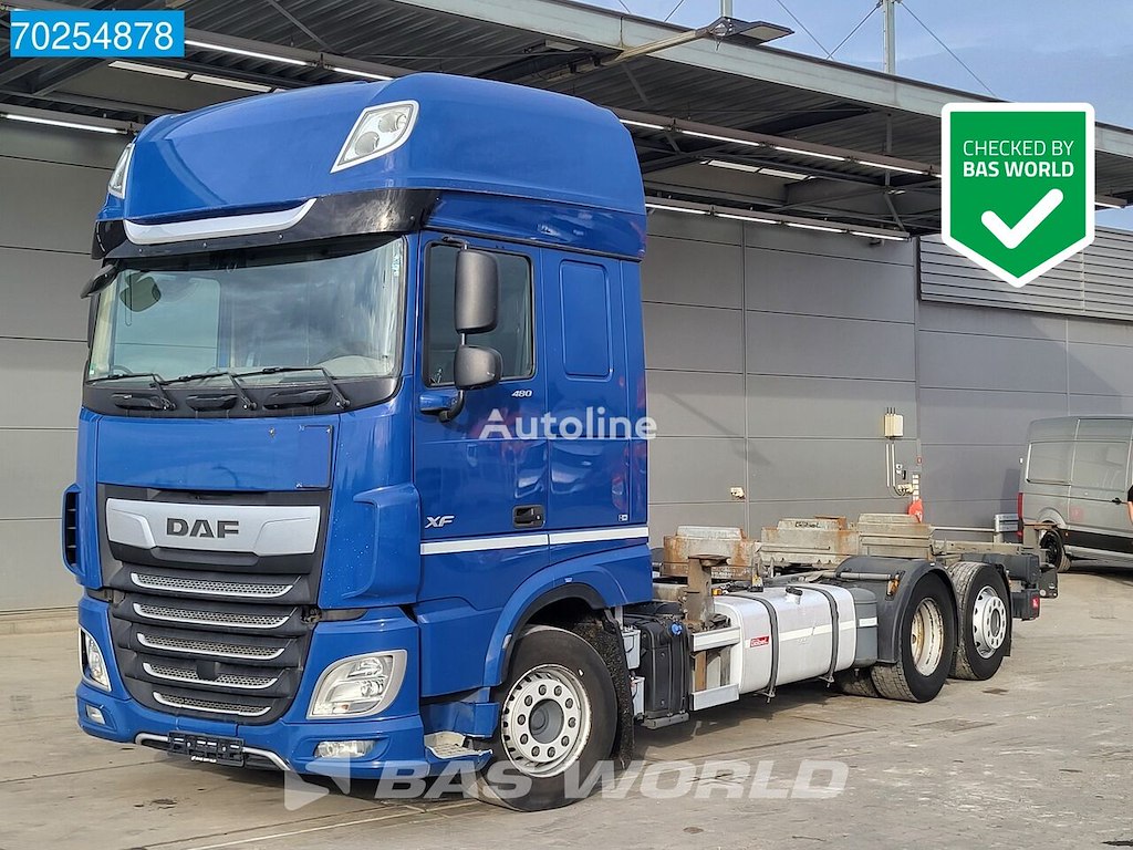 DAF XF 480 6X2 SSC Retarder 2x Tanks LED ACC Euro 6 vozilo za prevoz kontejnera