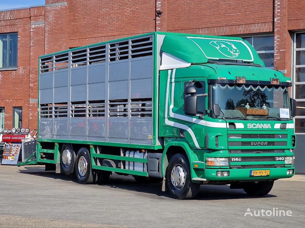 Scania P114-340 2 deck livestock - Loadlift - Moving floors - Weighbrid kamion za prevoz stoke