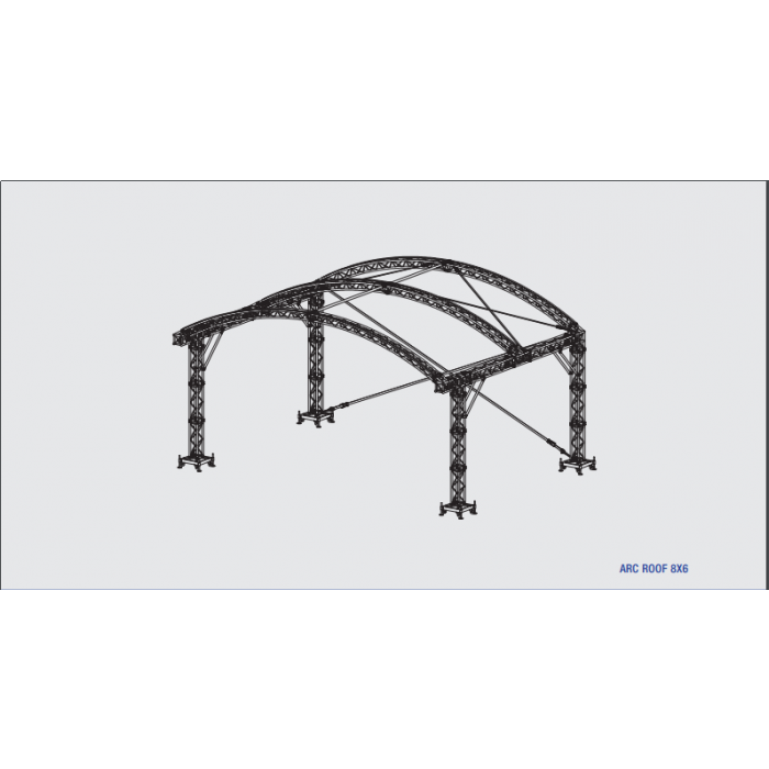 LITEC ARC ROOF 8X6