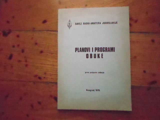 PLANOVI I PROGRAMI OBUKE