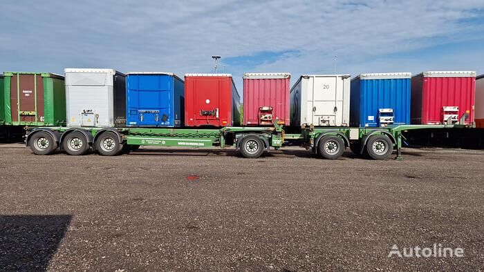 JTF trailers 3A43T20-40 | 6 axle lzv combi 20 and 40 ft | like n poluprikolica za prevoz kontejnera