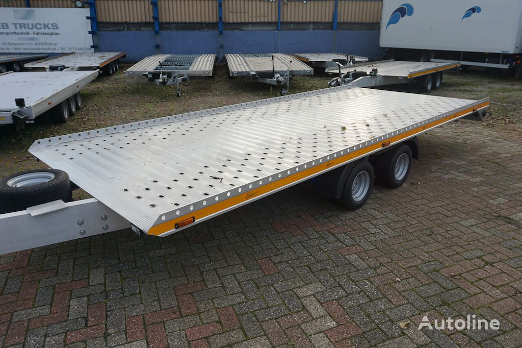 Nova Gromex NEU AUTOTRANSPORTER ANHÄNGER VOLLALU 3.000 KG _ 580 KG EIGENGEWI prikolica autotransportera