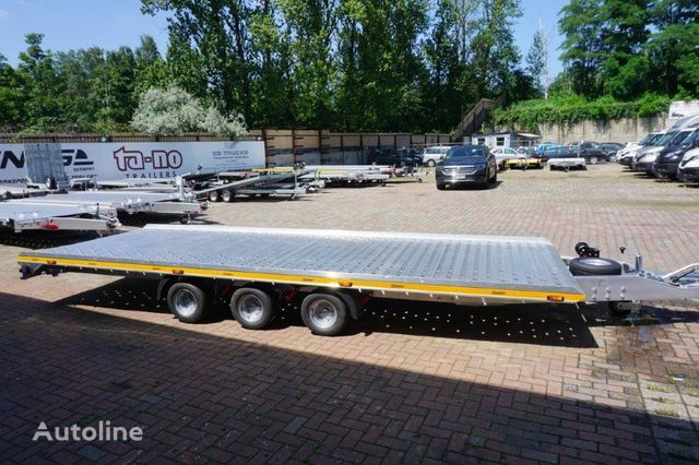 Nova Gromex NEU AUTOTRANSPORTER ANHÄNGER VOLLALU 6 M , 3 Achser - 3.500 KG-2 prikolica autotransportera