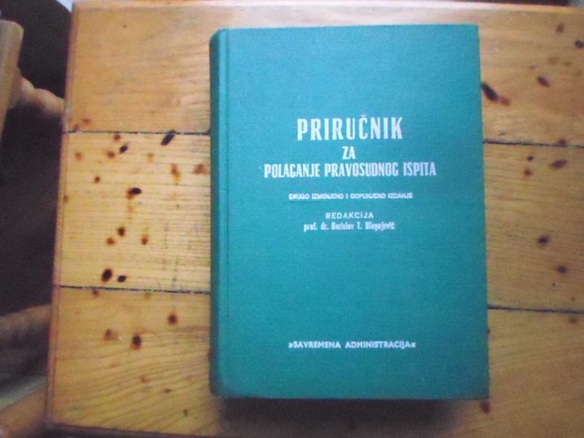 PRIRUČNIK ZA POLAGANJE PRAVOSUDNOG ISPITA