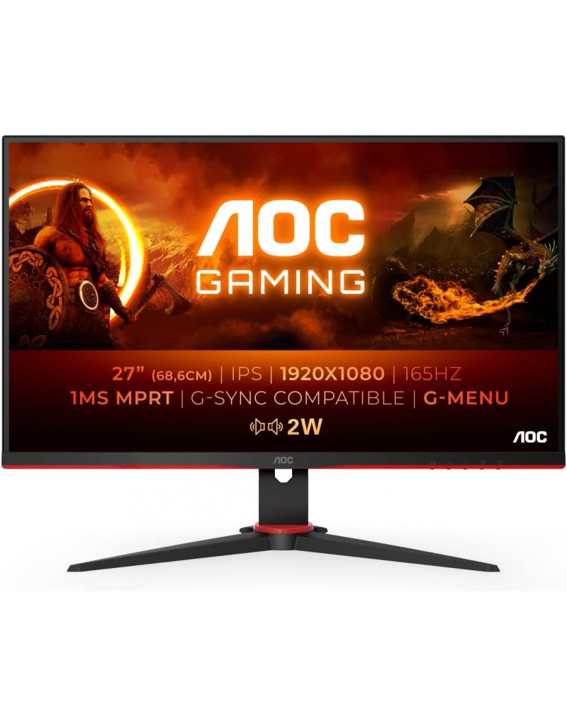 AOC 27" 27G2SPAE/BK IPS WLED Gaming monitor