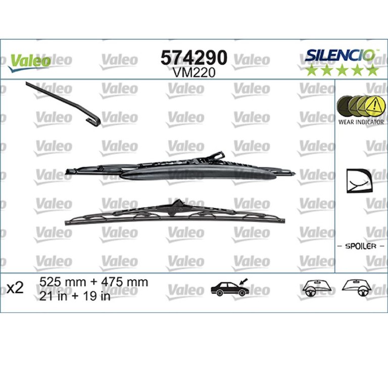 METL VM220 574290 ( 119725 SK55D 119729 ) VALEO 52