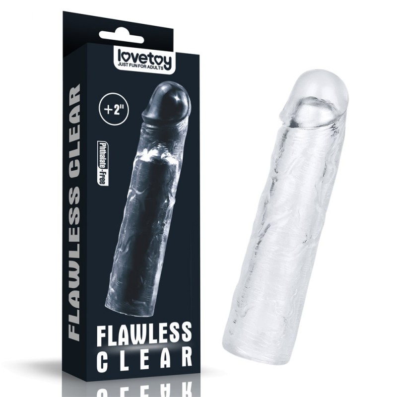 Penis Sleeve Add 2inch LVTOY00449