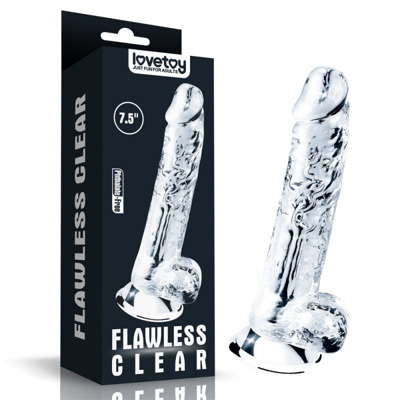 7.5'' Flawless Clear Dildo LVTOY00483