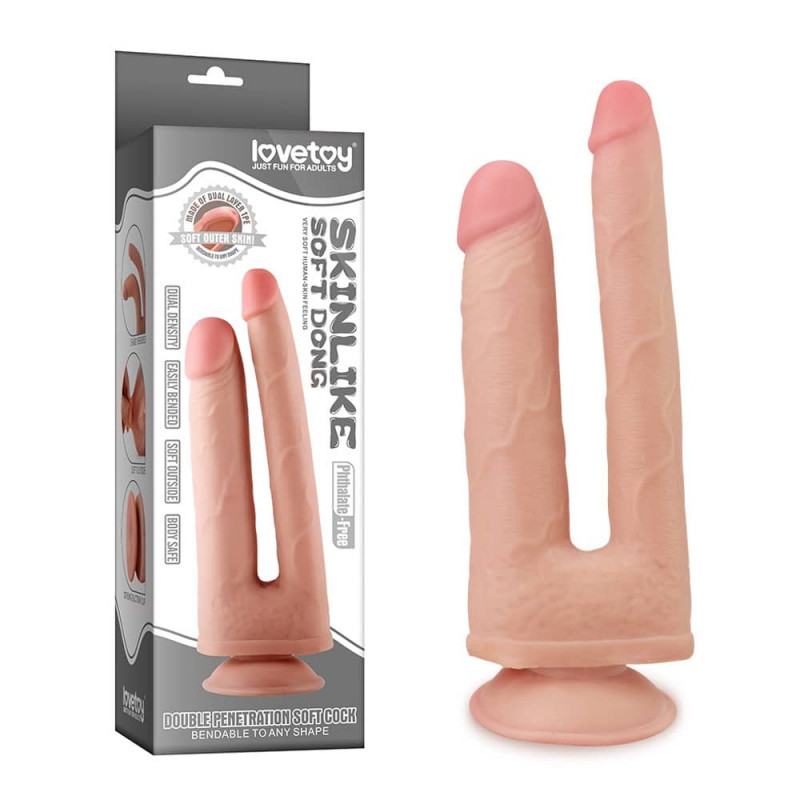 Dvostruku dildo od izuzetno realističnog materijala LVTOY00288 / 7543