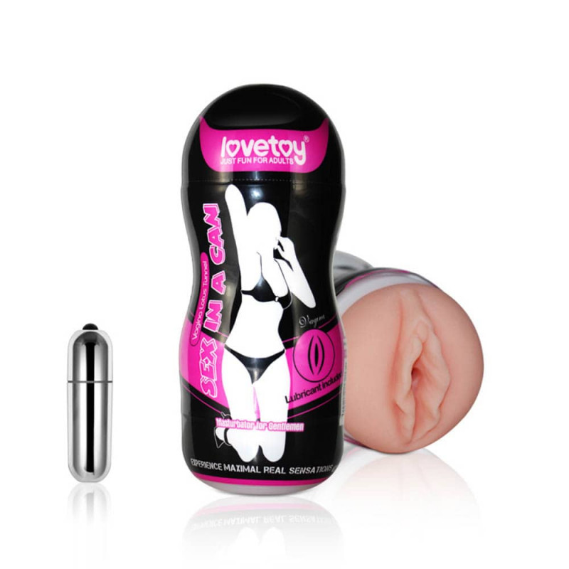 Sex in a Can masturbator za muškarce sa vibracijom LVTOY00178/ 264