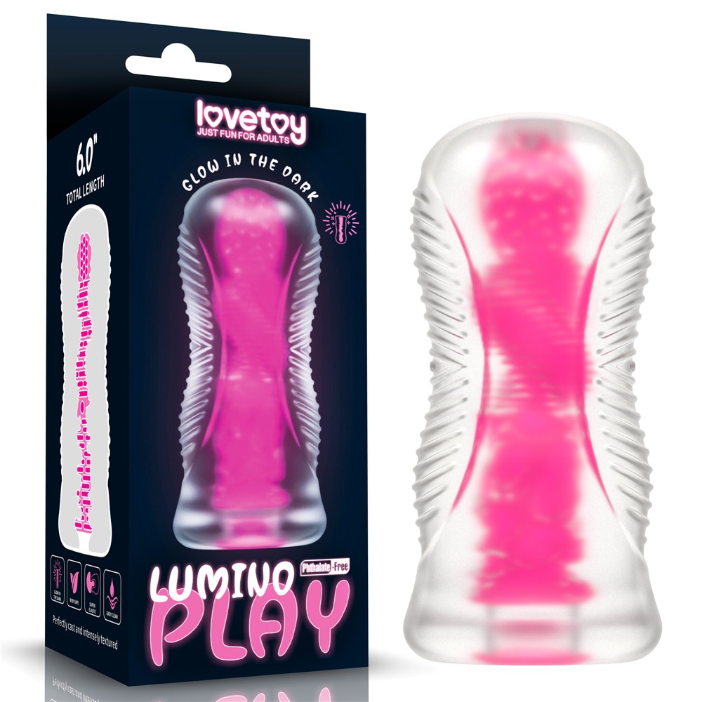 6.0'' Lumino Play Masturbator - Pink Glow LVTOY00705