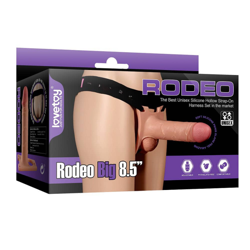 Unisex strap on sa otvorom za penis od realističnog materijala LVTOY00302 / 8252