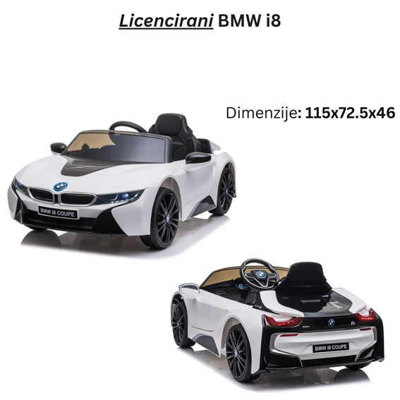 BMW i8 licencirani dečiji auto