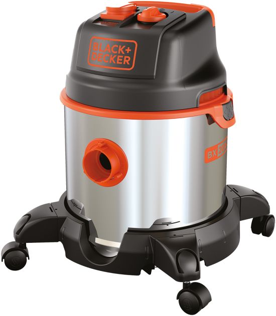 Black+Decker BXVC20XTE univerzalni usisivač za suvo/mokro usisavanje; 1.400 W; metalni rezervoar 20 L