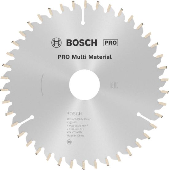 Bosch PRO Multi Material list kružne testere 165x2.4x30 mm 42z HLTCG max 9.500 o/min (2608640519)